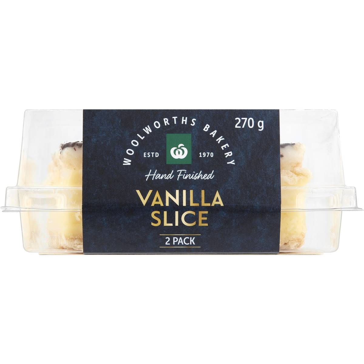 Woolworths Creamy Vanilla Slice 2 Pack | Woolworths