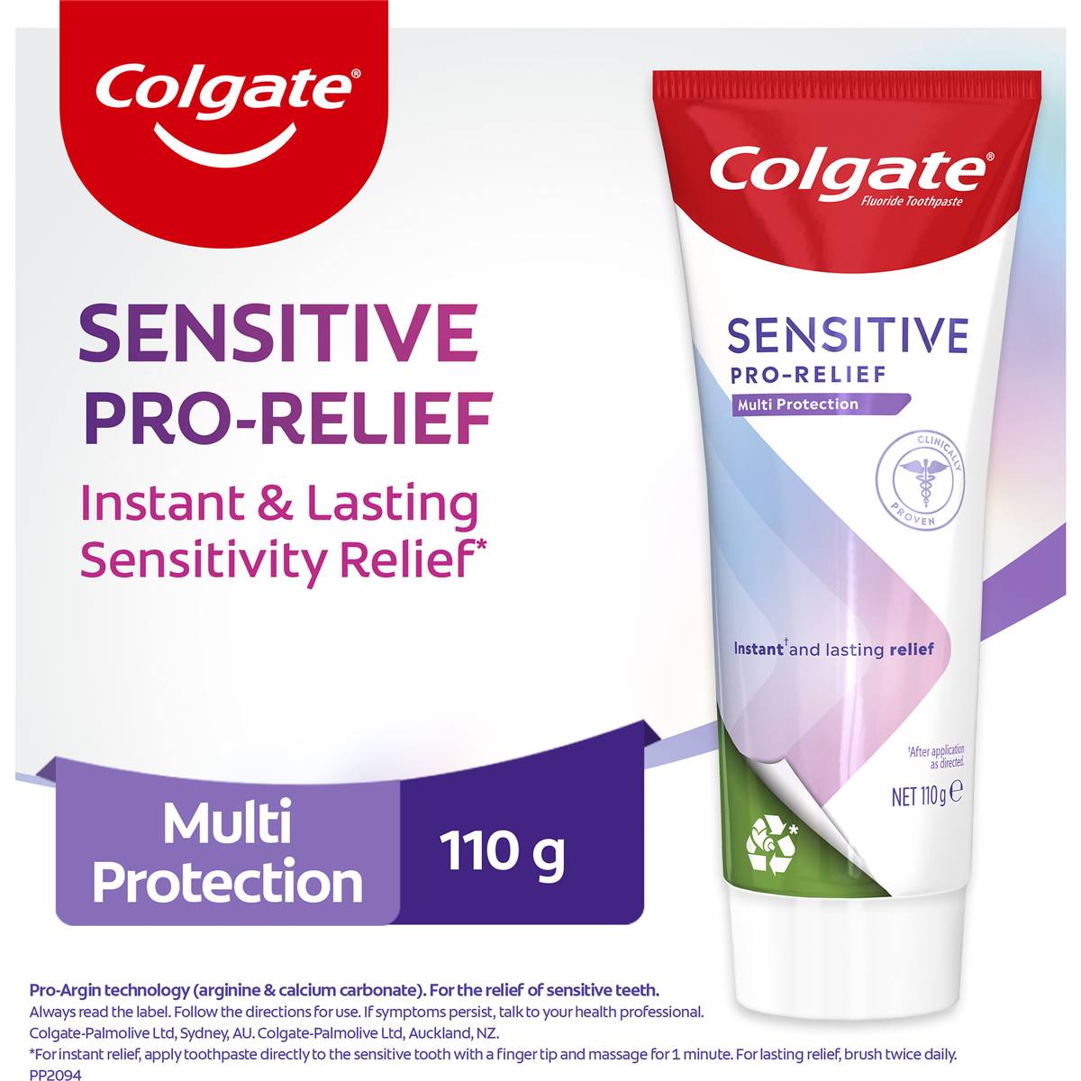 Colgate Sensitive Toothpaste Pro-relief Multi Protection 110g | Woolworths