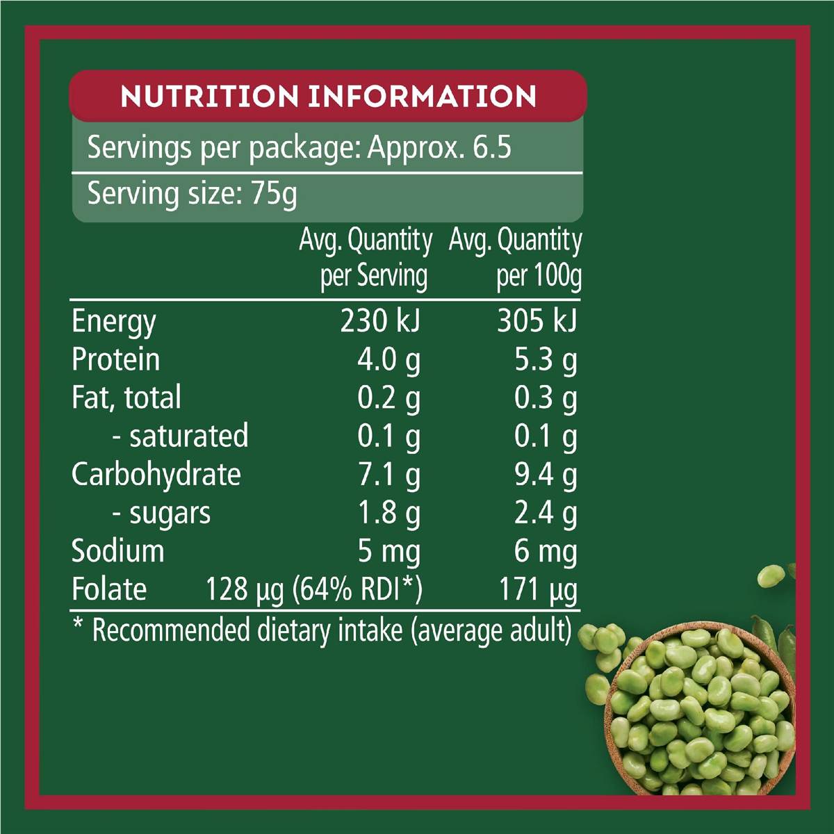 Heinz Frozen Broad Beans 500g | Woolworths