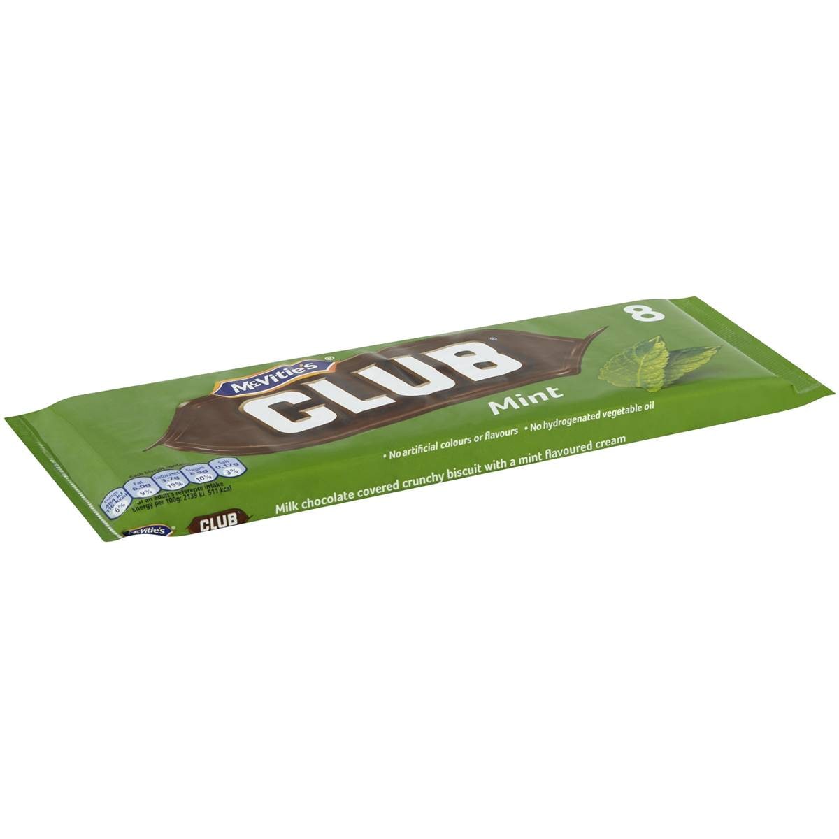 Mcvitie's Club Mint 176g | Woolworths