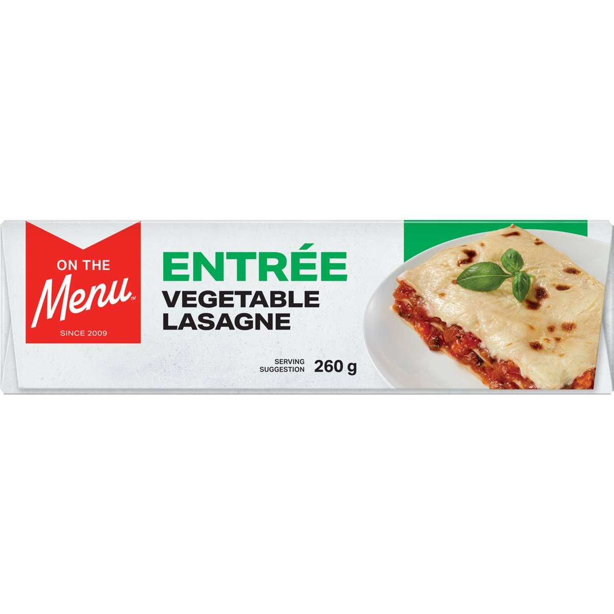 On The Menu Lasagne Vegetable 260g | Woolworths