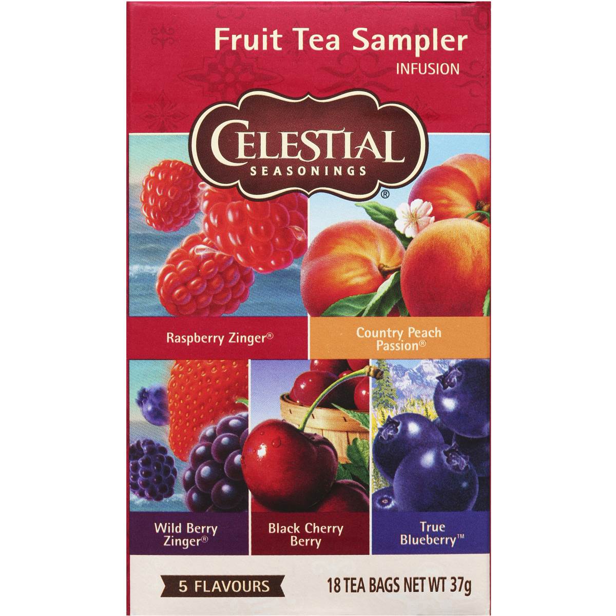 Celestial Seasonings Fruit Sampler 18pk | Woolworths