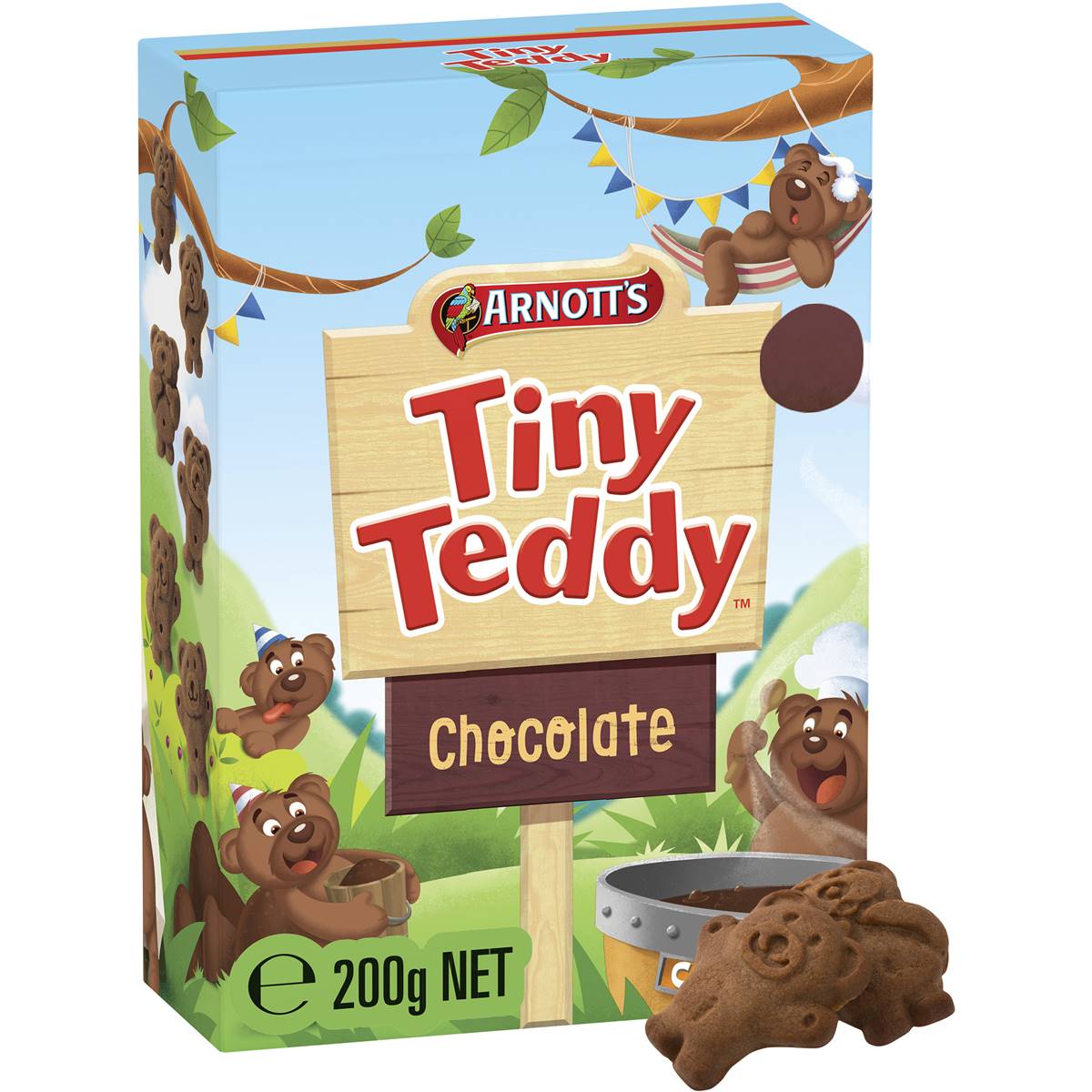 Arnott's Tiny Teddy Biscuits Chocolate 200g | Woolworths