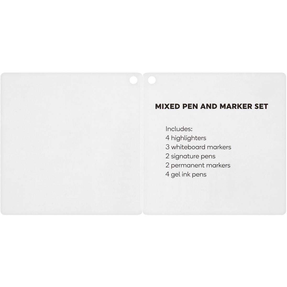 Paperclick Mixed Pen And Marker Set Each | Woolworths