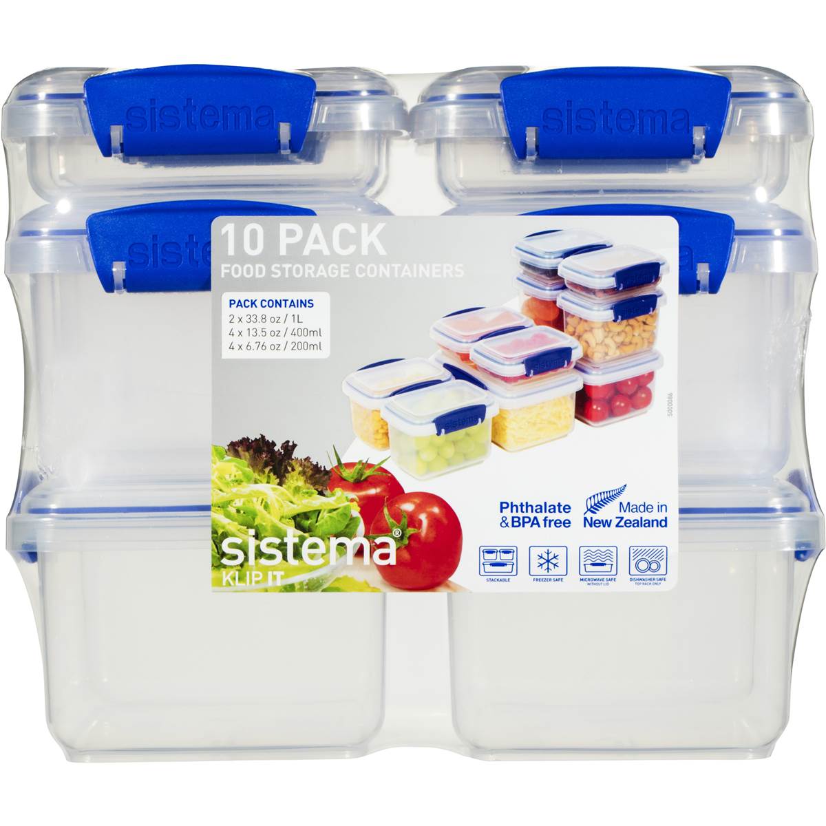 Sistema Klip It Plasticware 10pk | Woolworths