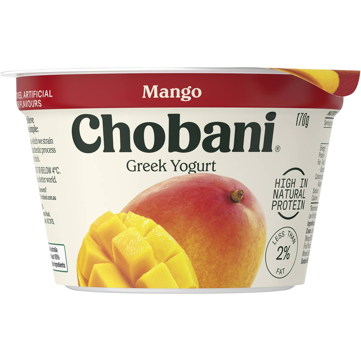 Chobani Mango Greek Yogurt 170g | Woolworths