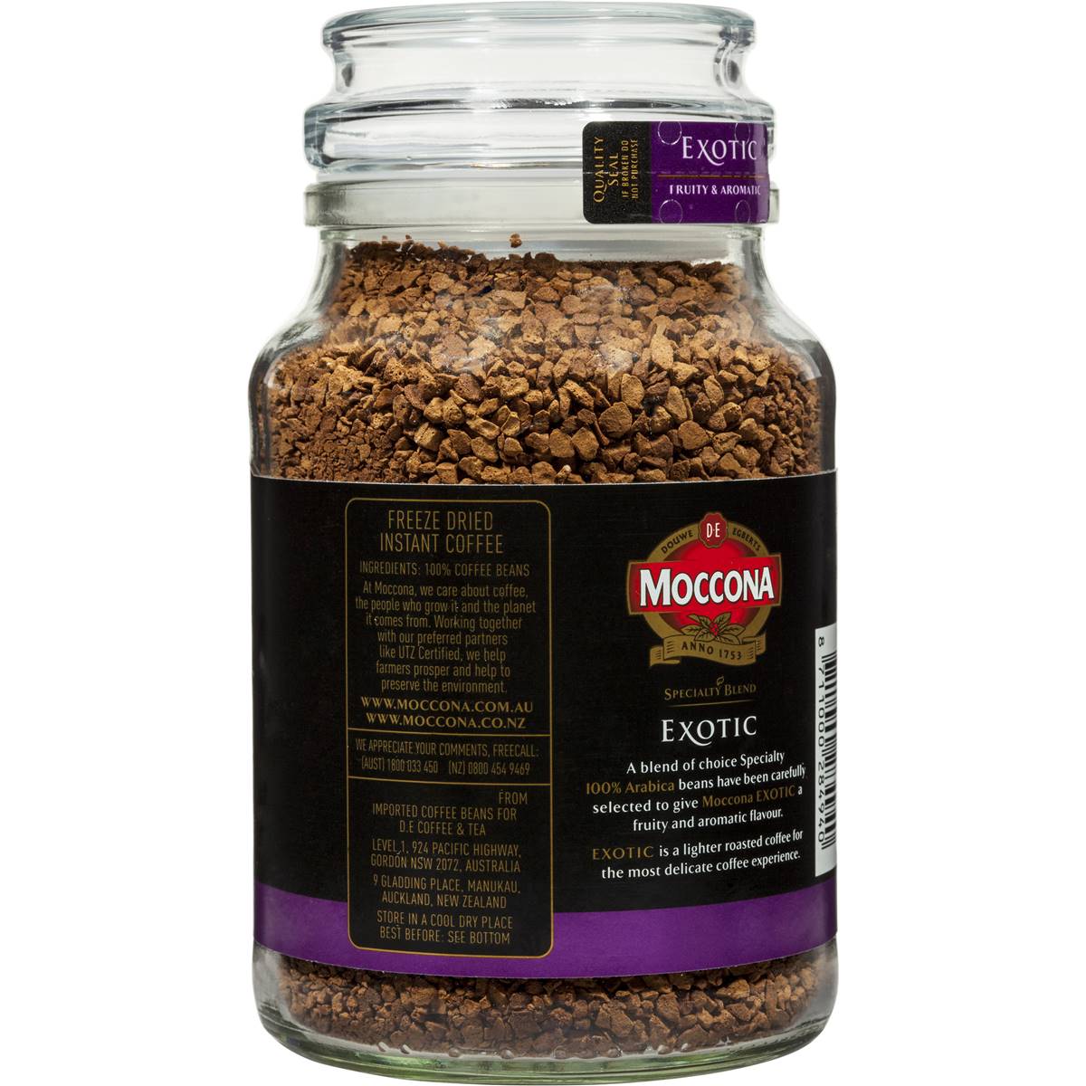 Moccona Freeze Dried Instant Coffee Exotic 200g | Woolworths
