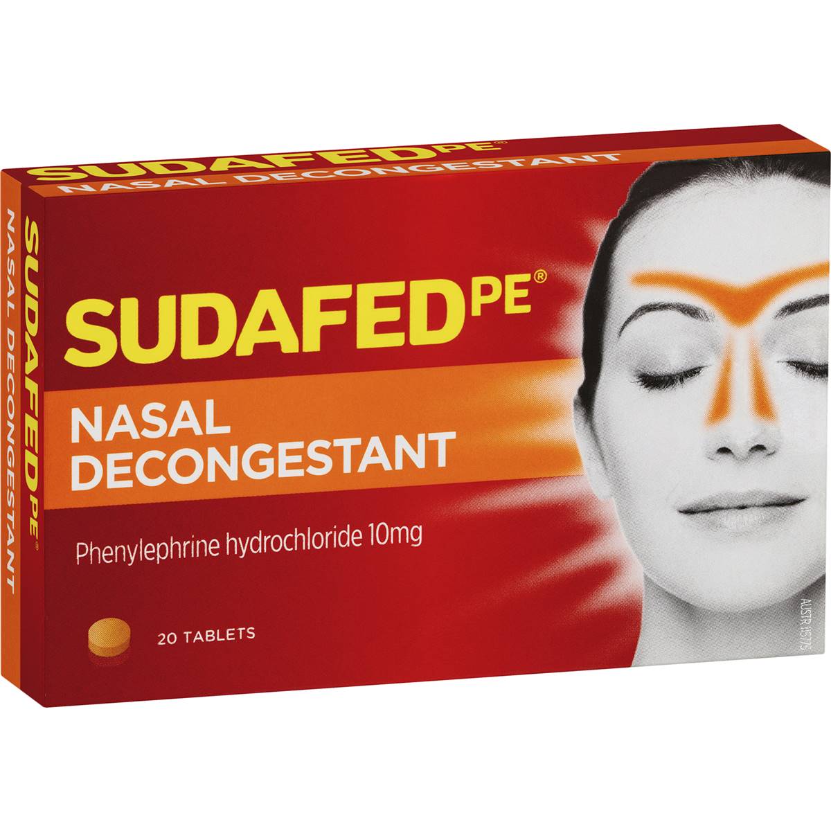 Sudafed Pe Nasal Decongestant 20 Pack Woolworths