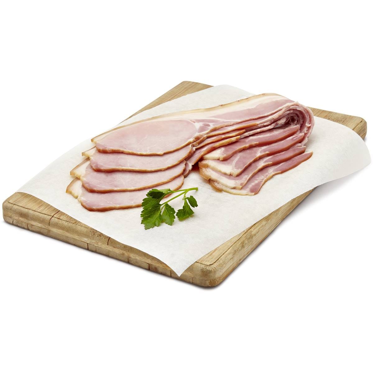 Primo Middle Bacon Rashers From The Deli 2.5kg Carton | Woolworths