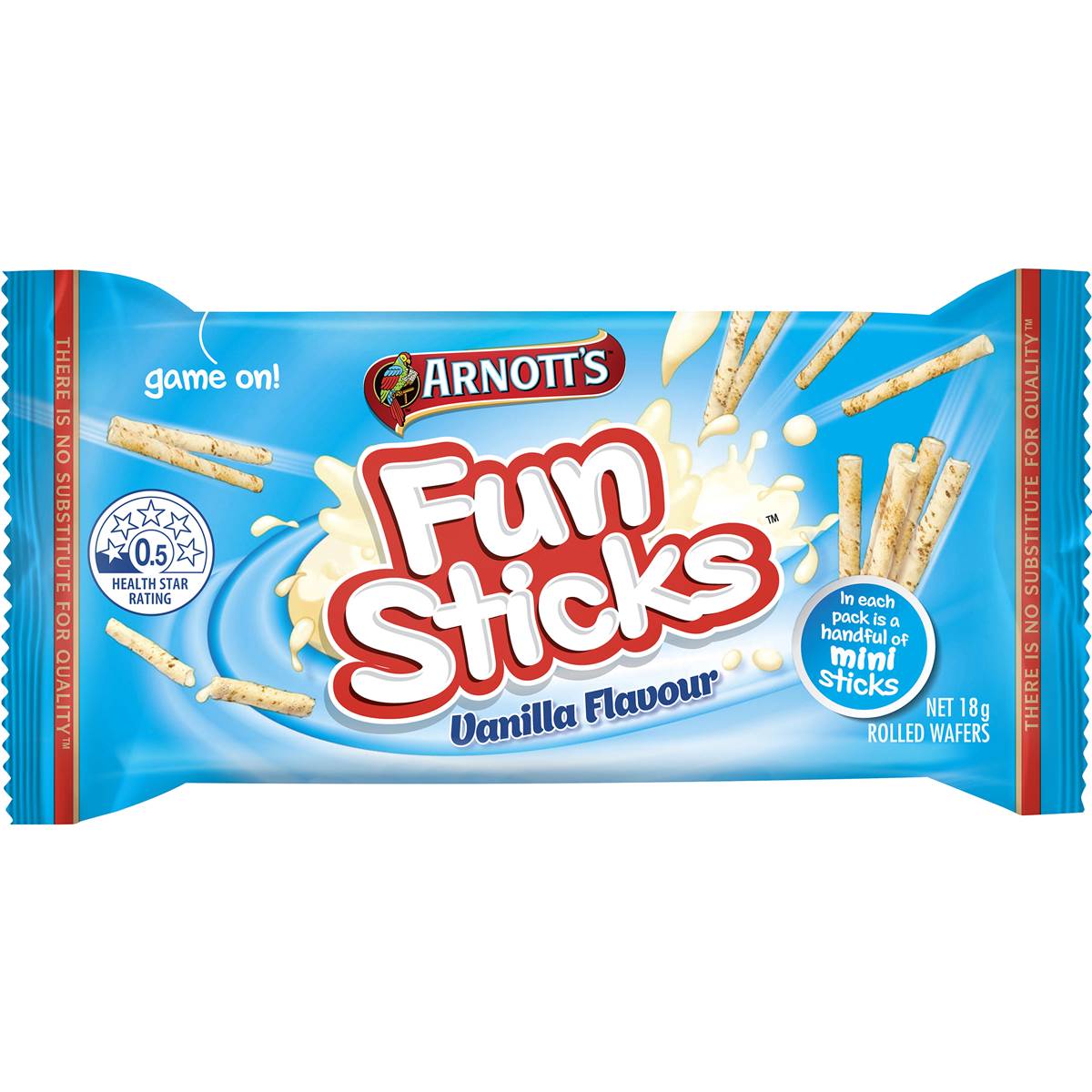 Arnott's Fun Sticks Vanilla Multipack 180g | Woolworths