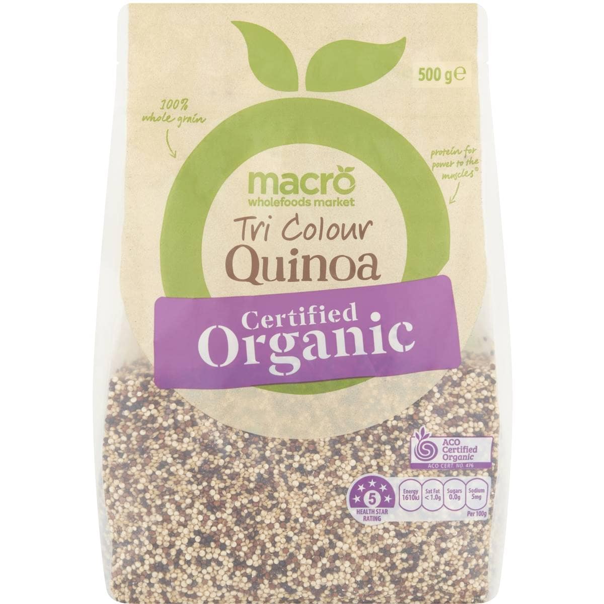 Macro Organic Quinoa Tri Colour 500g | Woolworths