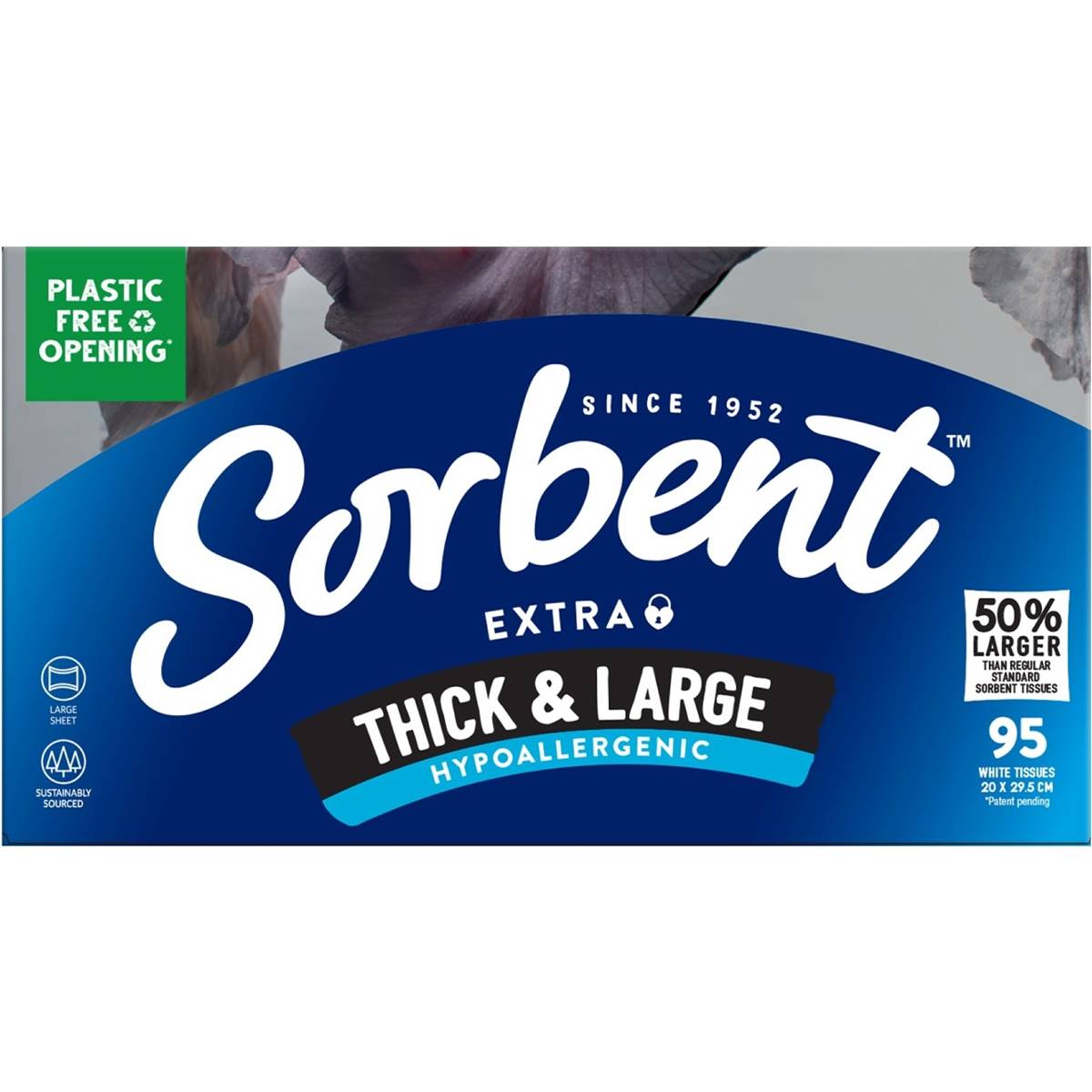 Sorbent Thick & Large Hypoallergenic Facial Tissues 95 Pack | Woolworths Sorbent Thick & Large Hypoallergenic Facial Tissues 95 Pack | Woolworths