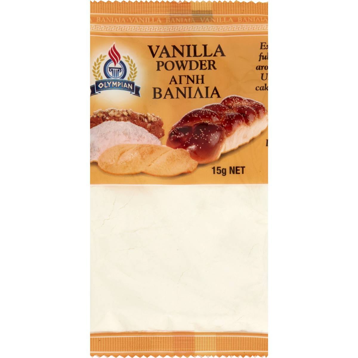 Olympian Vanilla Powder 15g | Woolworths
