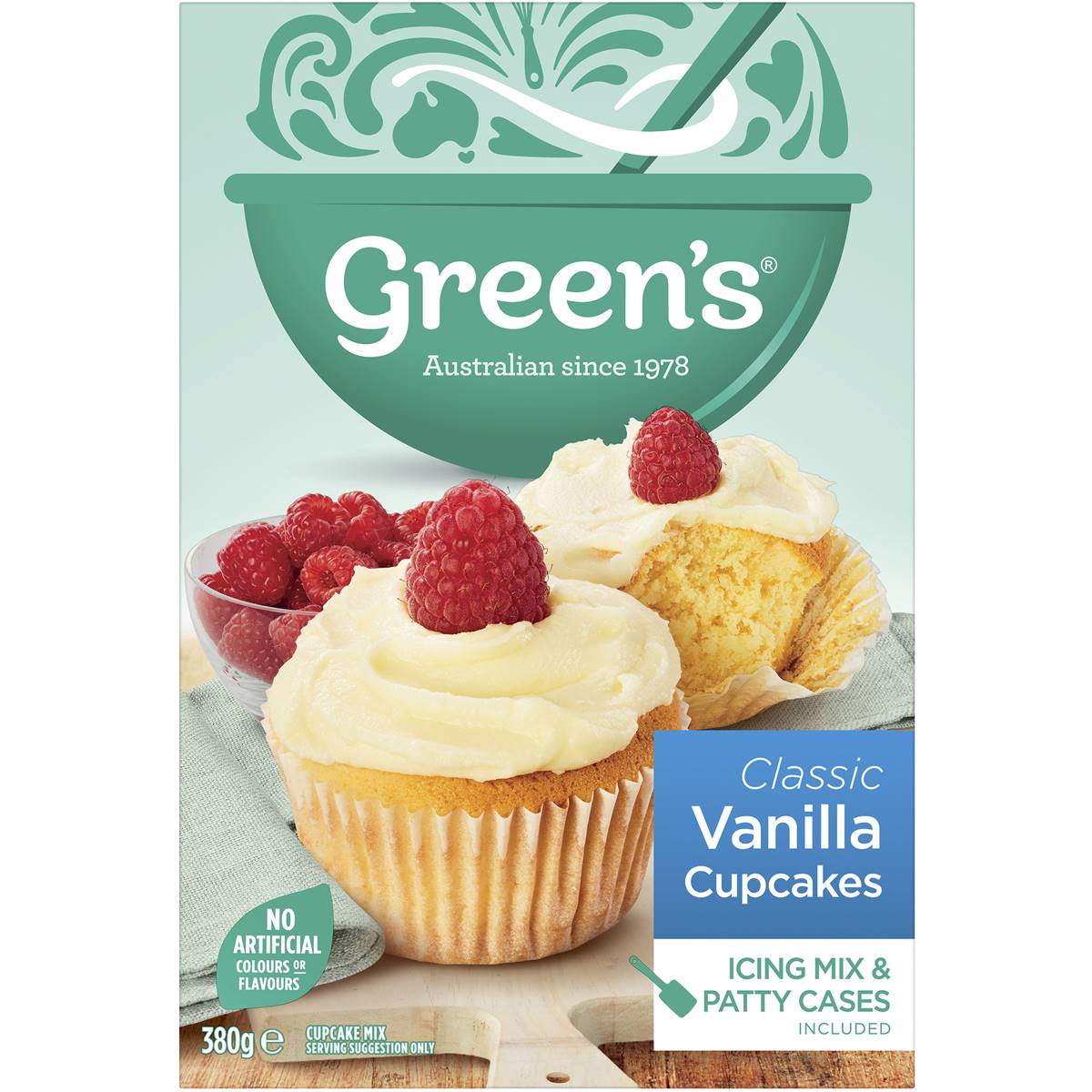 Green's Cupcake Mix Vanilla 380g | Woolworths