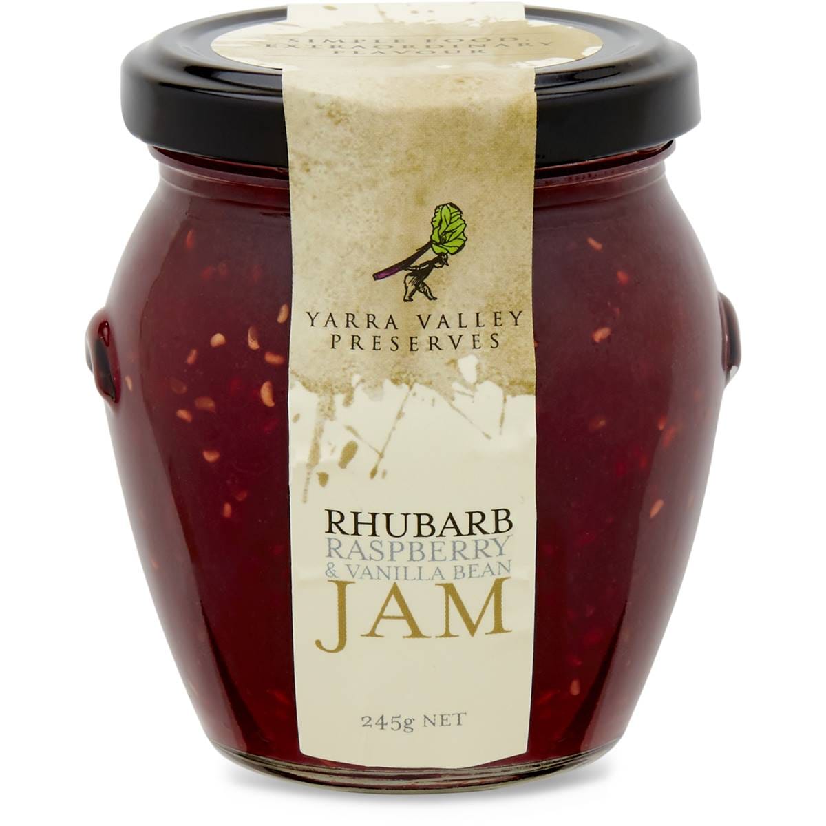 Yarra Valley Raspberry & Vanilla Bean Jam 220g | Woolworths