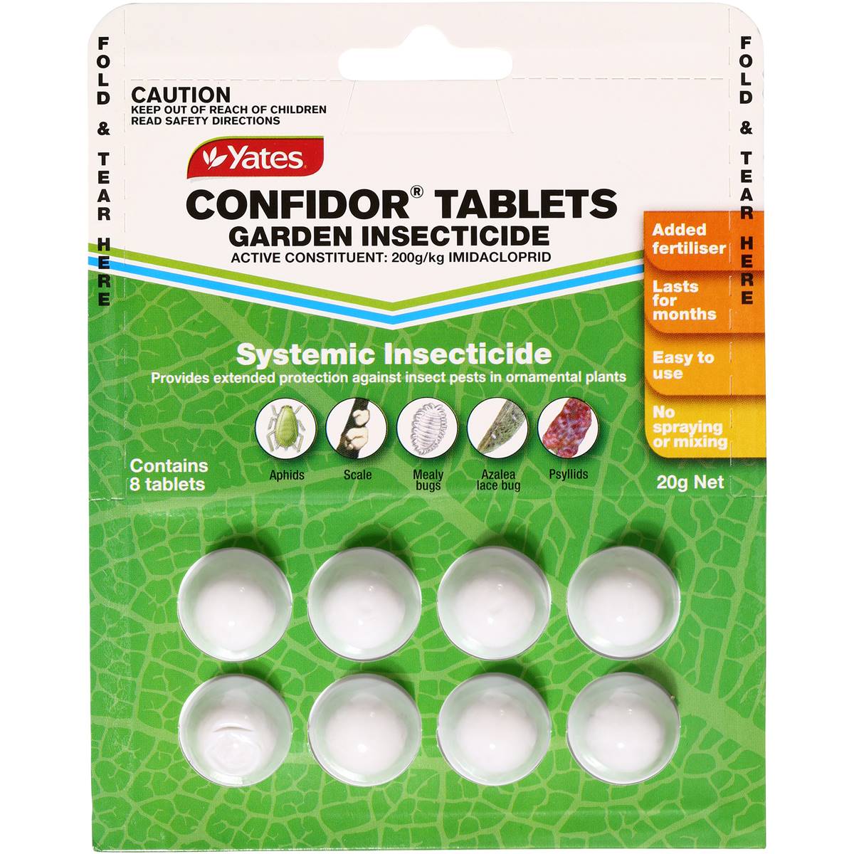 Yates Confidor Insect Control Tablets 20g | Woolworths