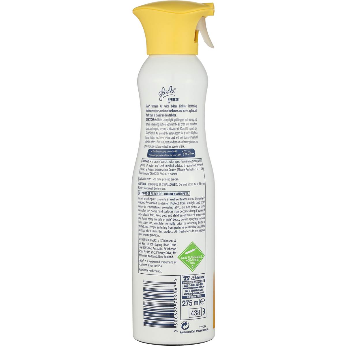 Glade Refresh Air Hawaian Breeze 275ml | Woolworths