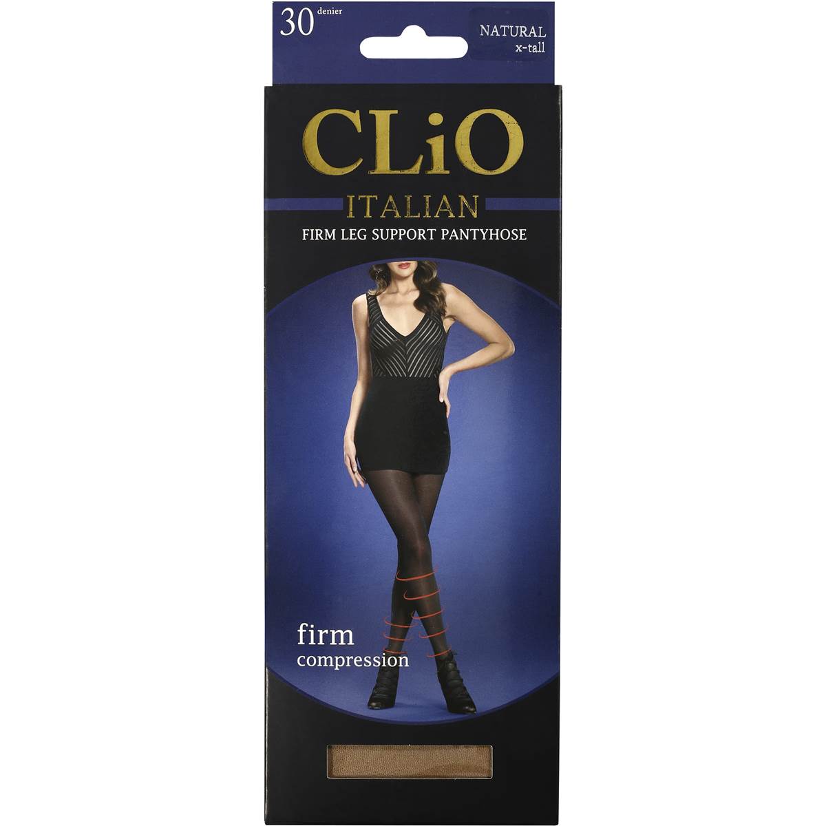 Clio Italian Firm Leg Support Panythose Natural Xtall each | Woolworths