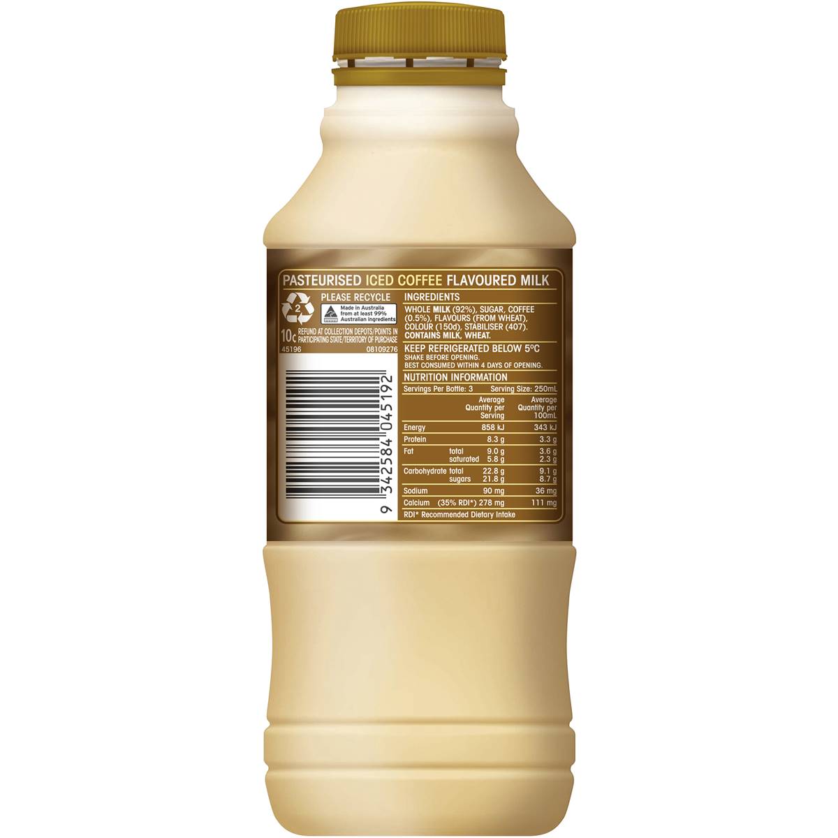 Oak Iced Coffee 750ml | Woolworths