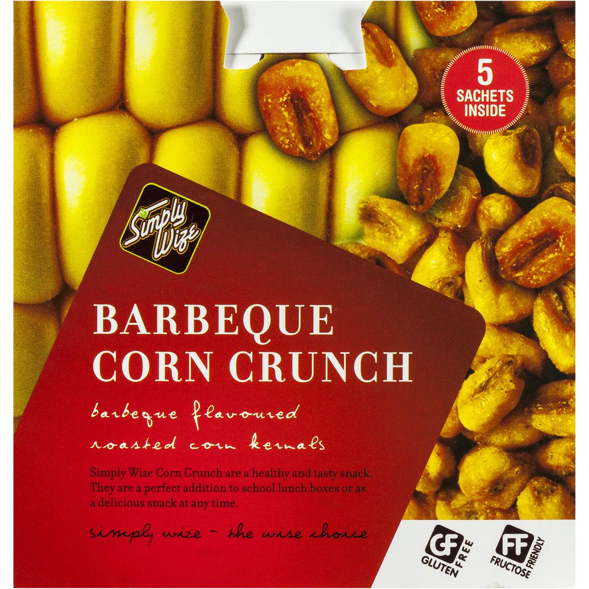 Simply Wize Corn Crunch Bbq Gluten Free 150g | Woolworths