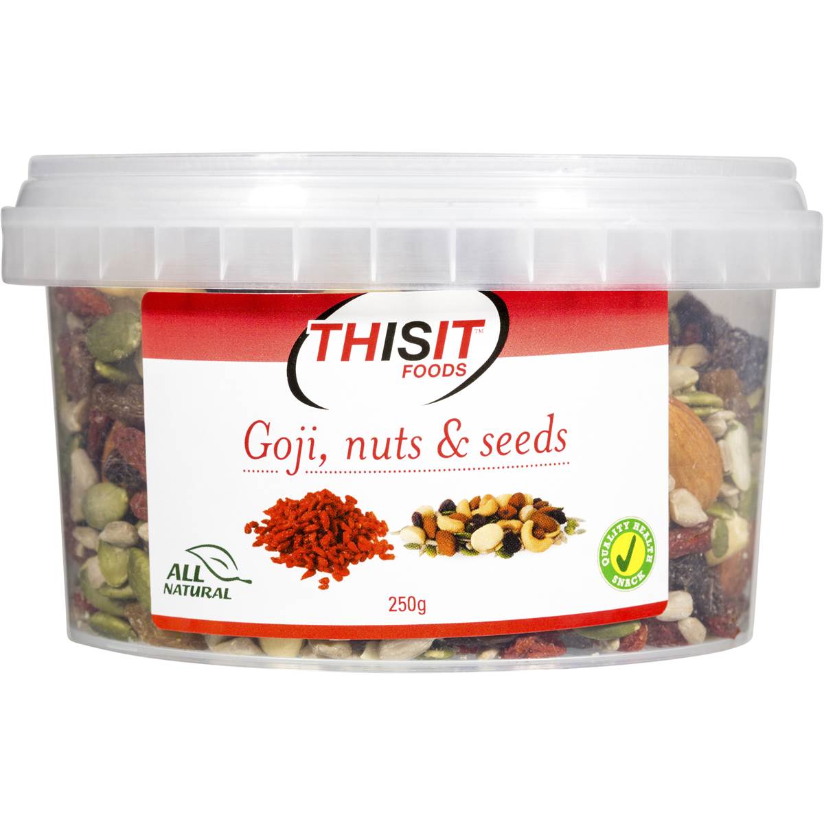 Thisit Snacks Goji Nuts And Seeds 250g | Woolworths