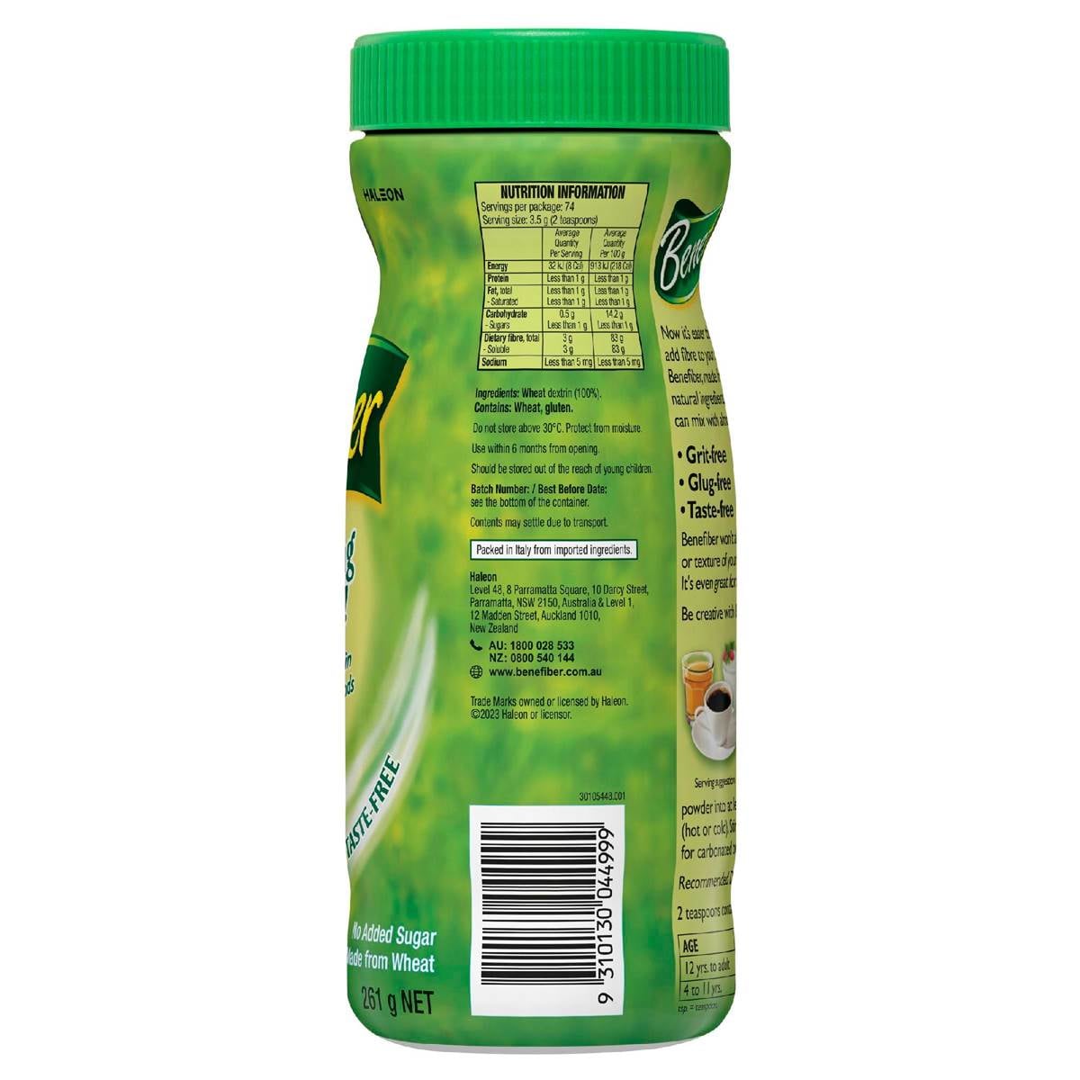 Benefiber Natural Fibre Supplement 261g | Woolworths