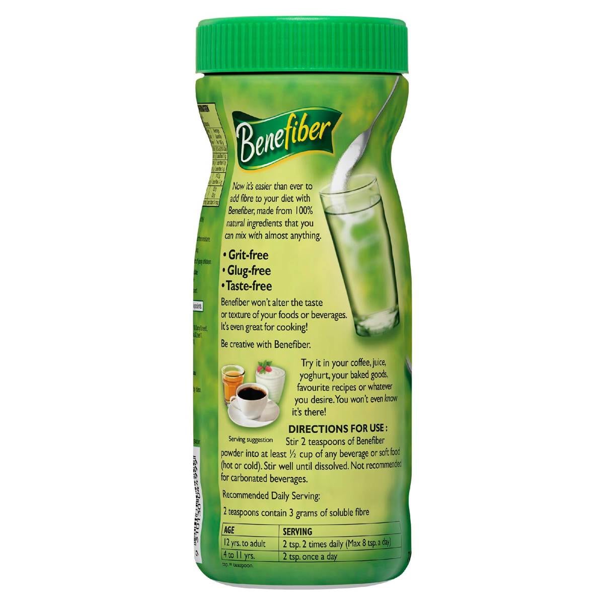 Benefiber Natural Fibre Supplement 261g | Woolworths