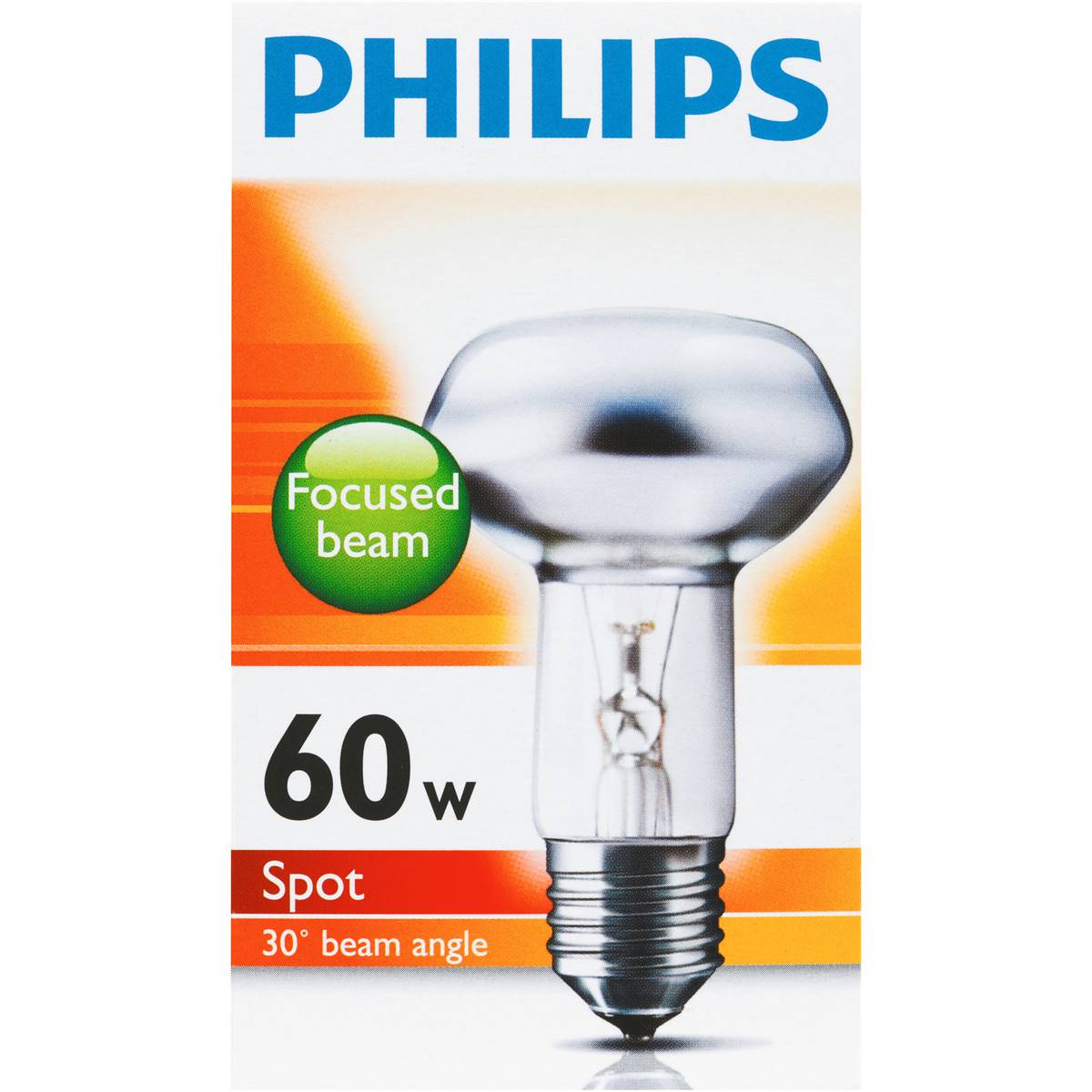 Philips Reflector R63 Globe 60w Es Base Each | Woolworths