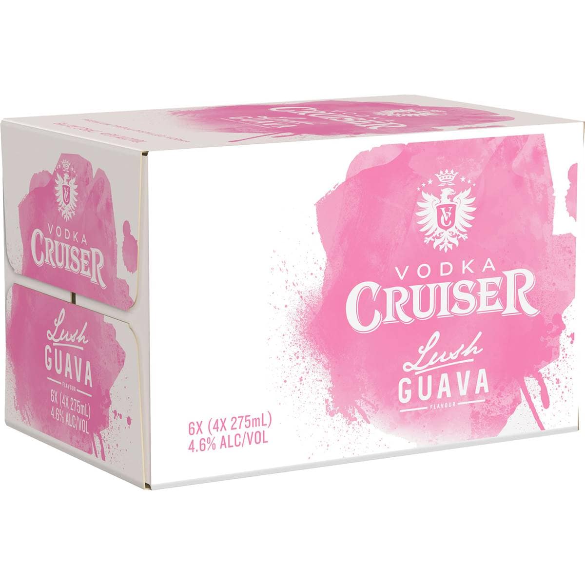 Vodka Cruiser Lush Guava 275ml | Woolworths