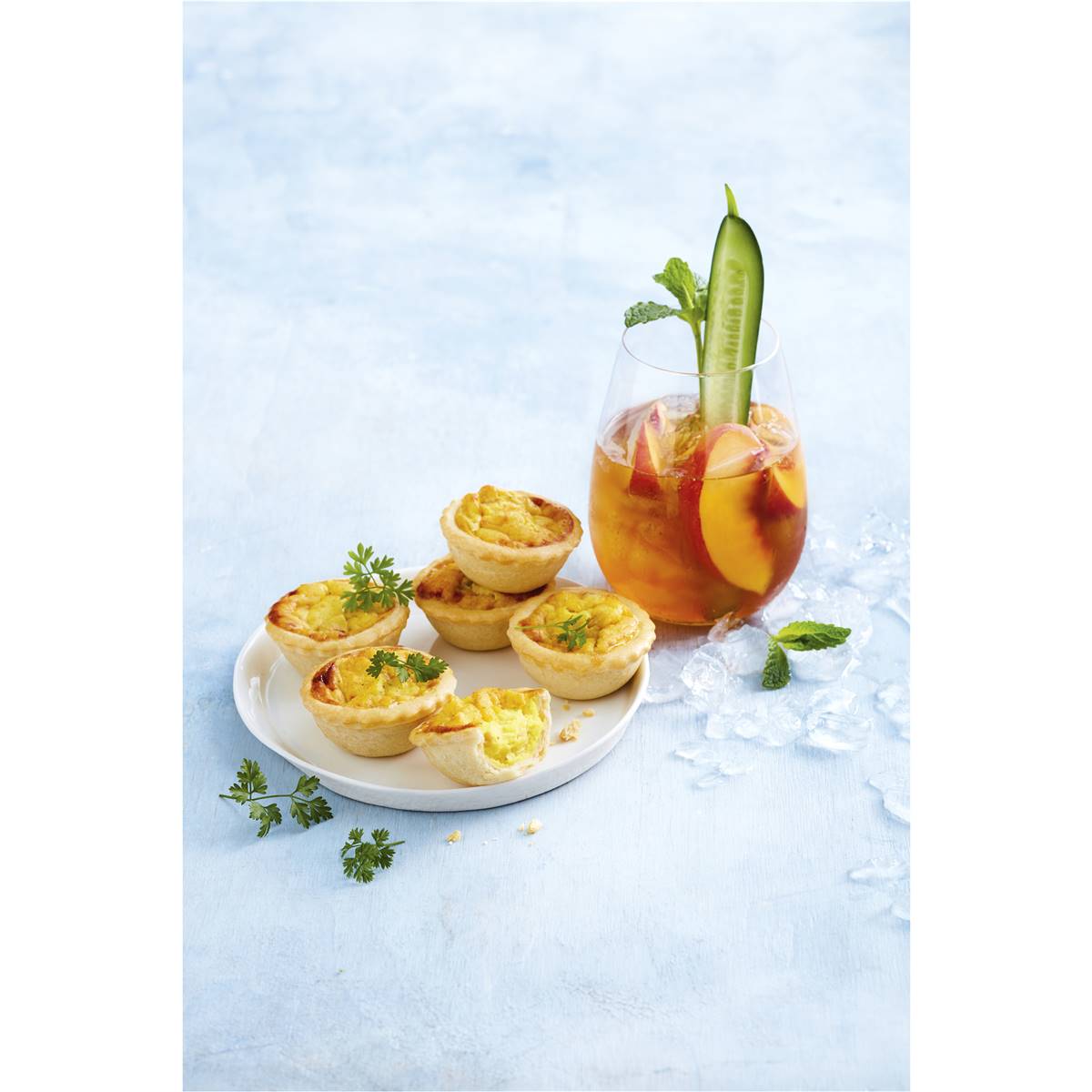 Patties Mini Party Quiche Caramelised Onion & Cheese 12 Pack | Woolworths