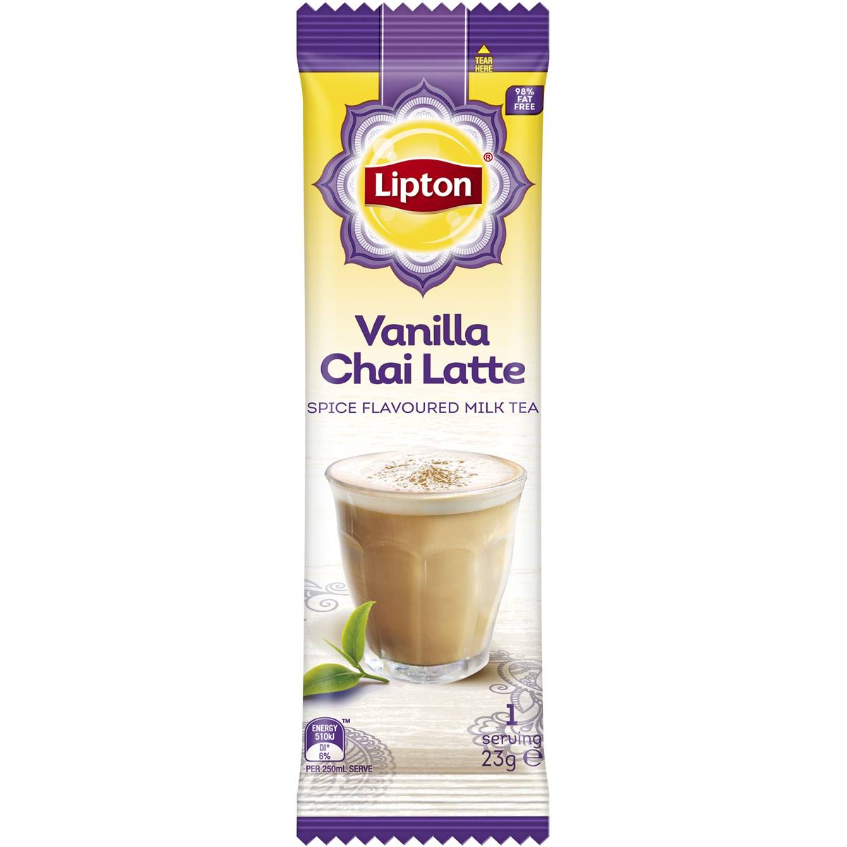 Lipton Chai Latte Vanilla Sachets 16 Pack | Woolworths
