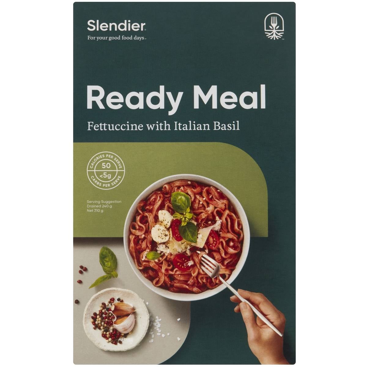 Slendier Ready To Eat Meal Italian Basil Sauce 310g | Woolworths