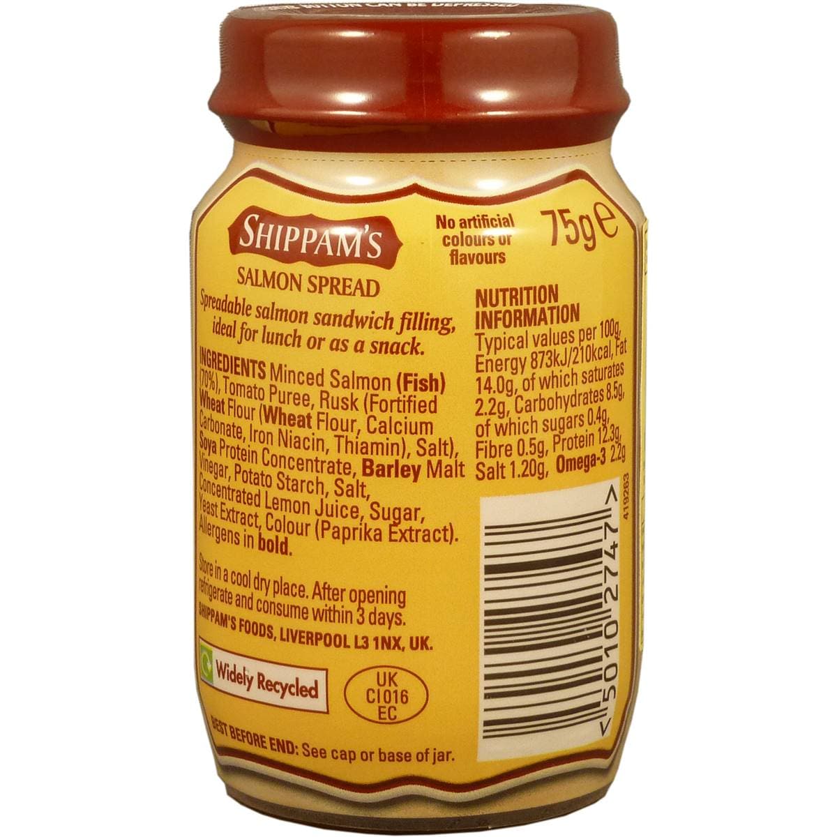 Shippams Salmon Spread 75g | Woolworths