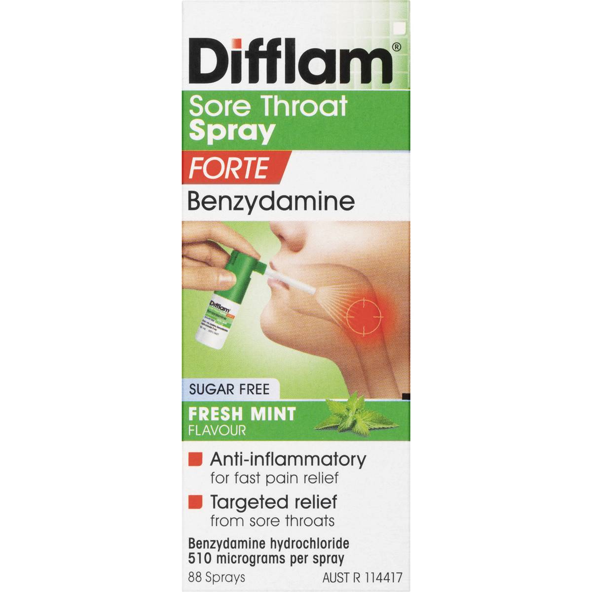 Difflam Forte Throat Spray 15ml | Woolworths