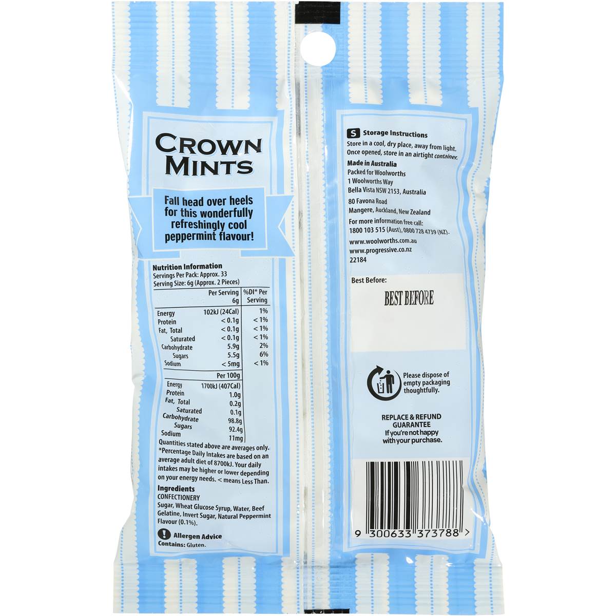 Woolworths Select Crown Mints 200g | Woolworths