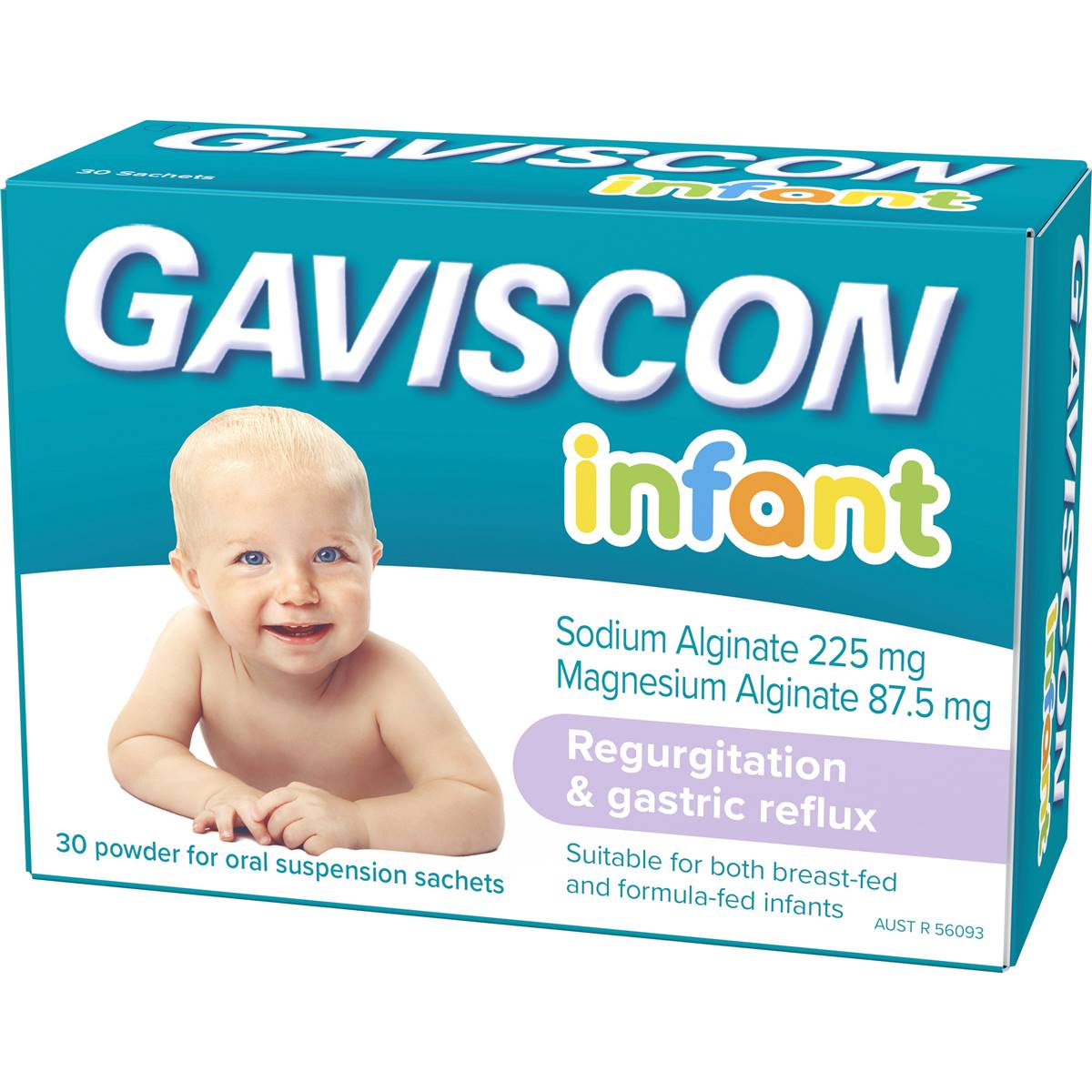 Gaviscon Infant Powder Sachets Regurgitation Gastric Reflux 30 Pack ...