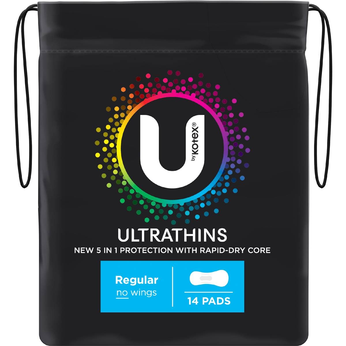 U By Kotex Ultrathin Pads Regular No Wings 14 Pack | Woolworths