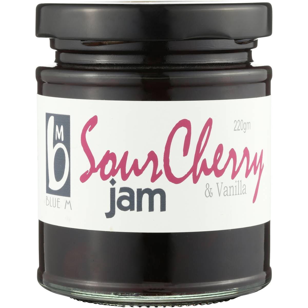 Blue M Sour Cherry & Vanilla Jam 220g | Woolworths