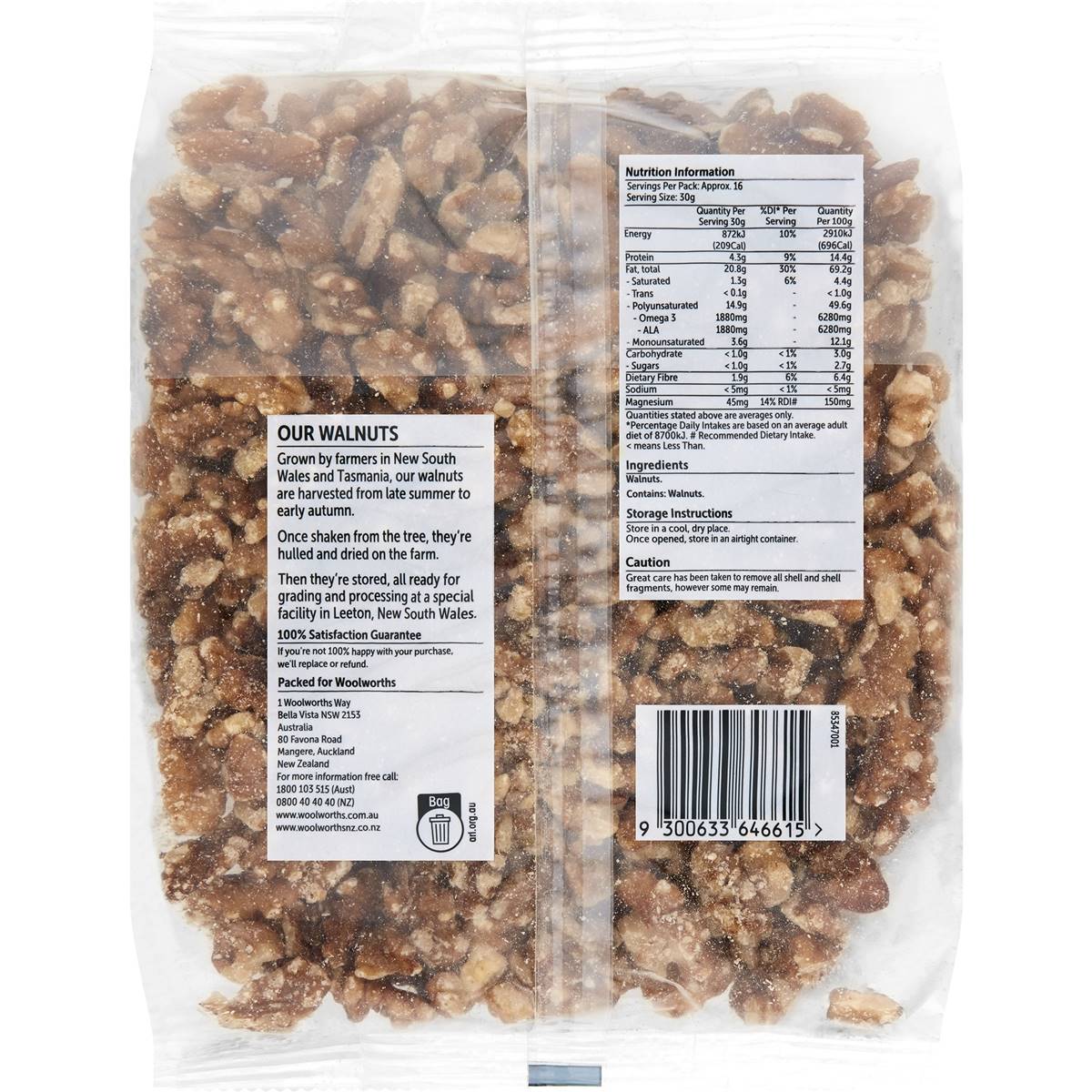 Woolworths Walnuts Kernel 500g | Woolworths