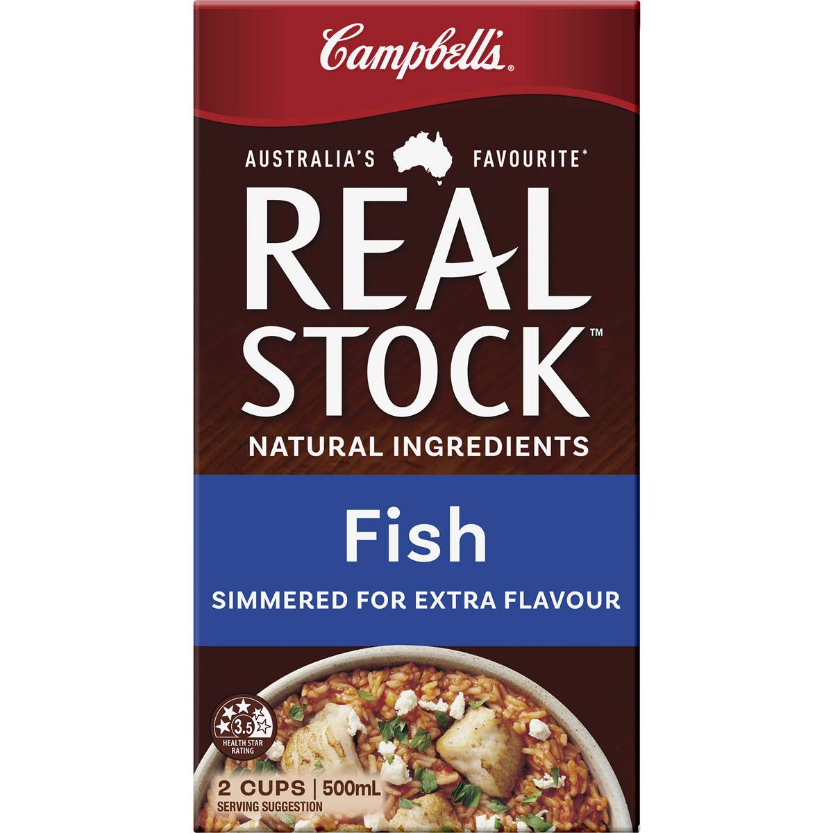 Campbell's Real Stock Fish Liquid Stock 500ml | Woolworths