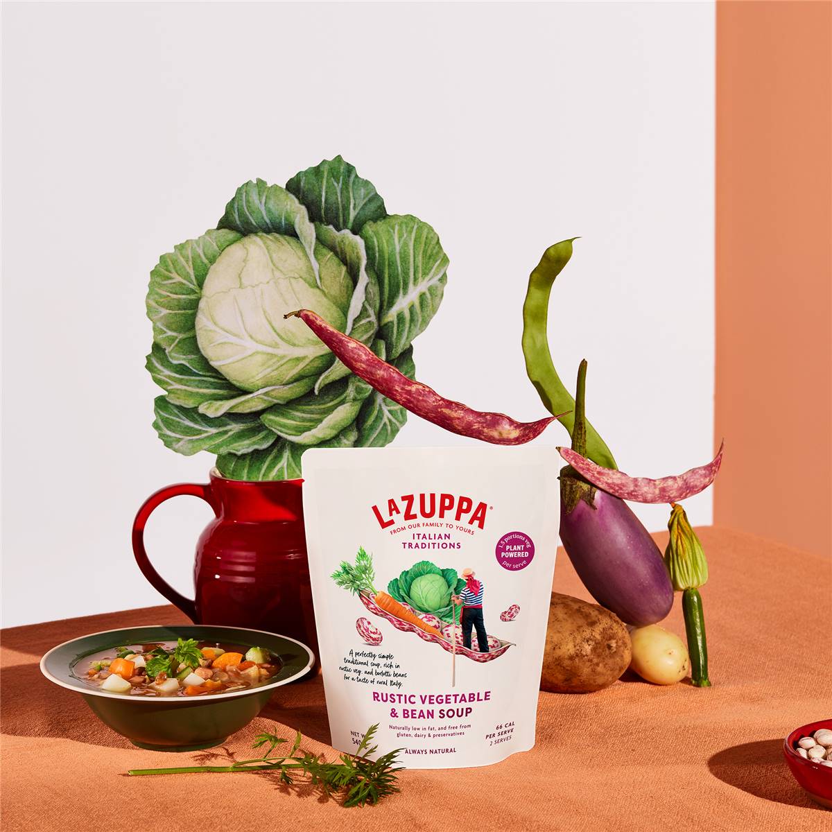 La Zuppa Soup Pouch Rustic Vegetable 540g | Woolworths