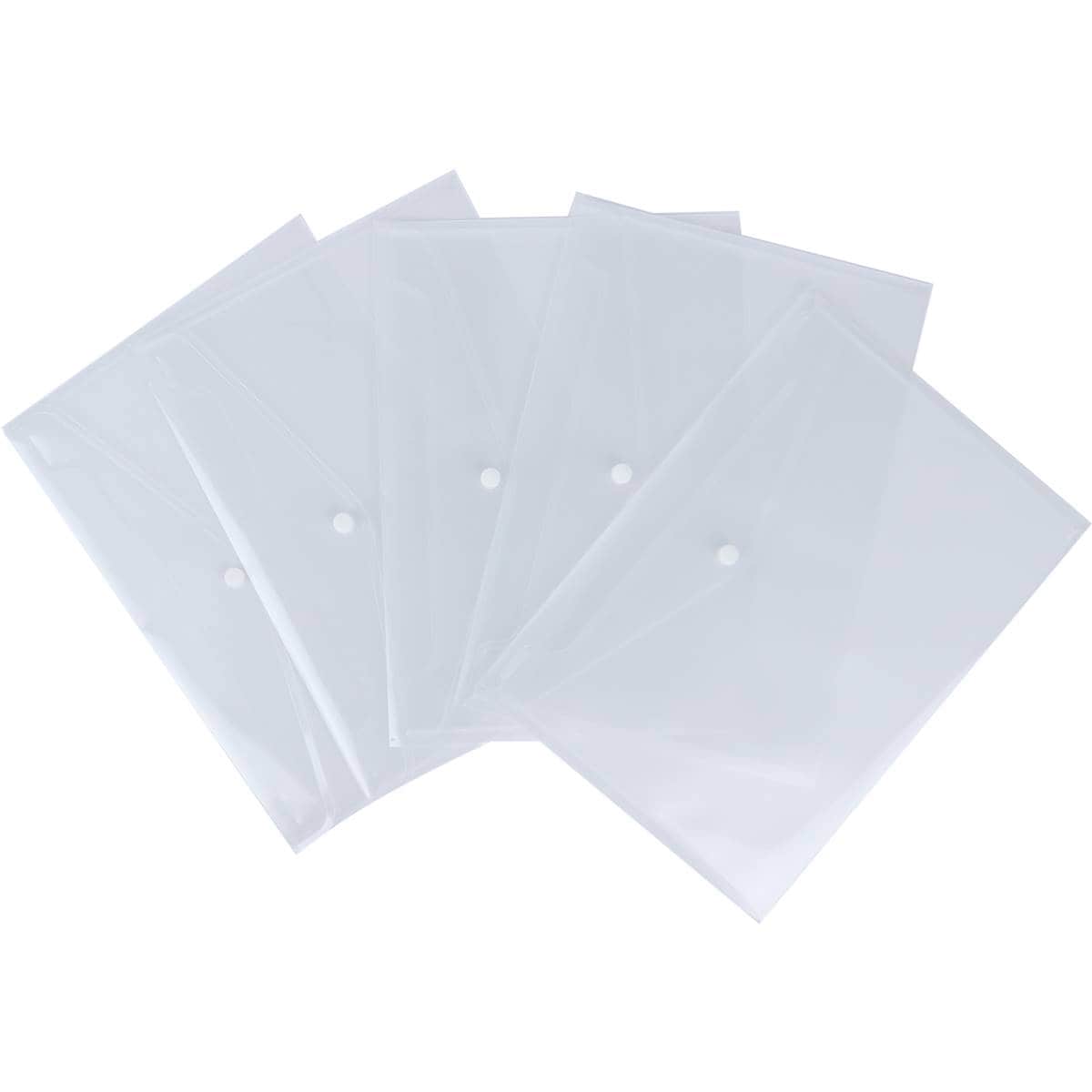 Paperclick Presentation Wallet A4 Document Clear Each | Woolworths