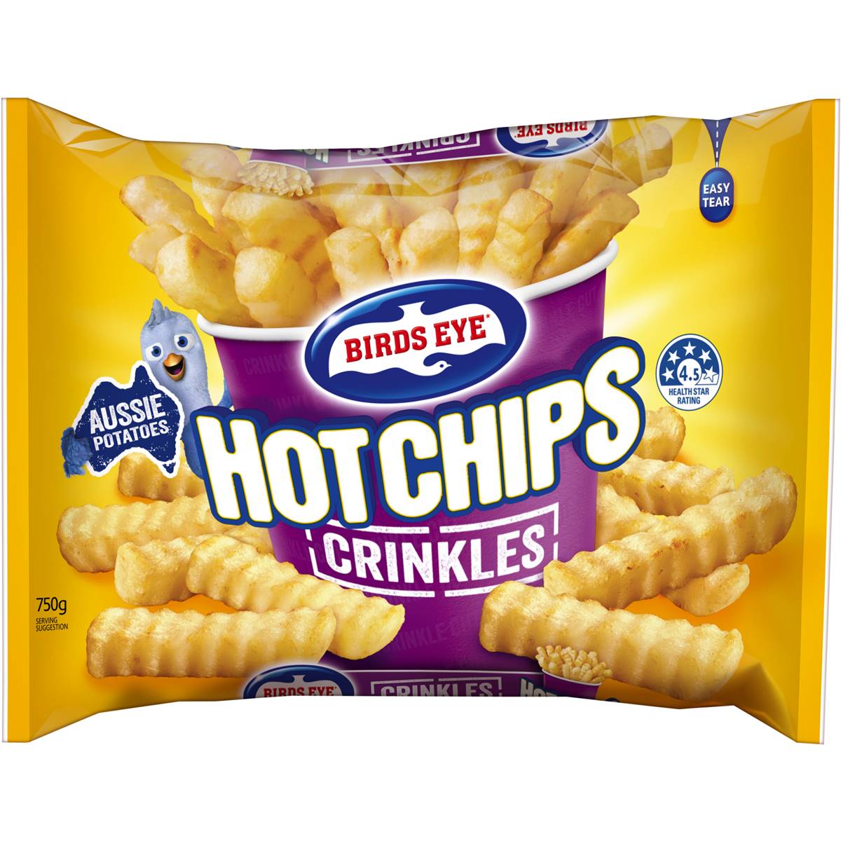 Birds Eye Crinkle Cut Hot Chips 750g | Woolworths