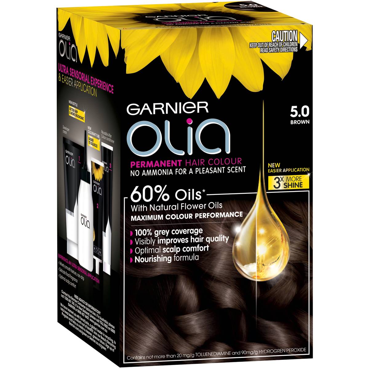 Garnier Olia 5.0 Brown 1pk | Woolworths