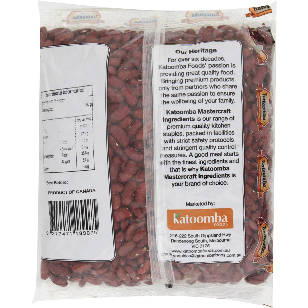 Katoomba Kidney Beans Dark Red 1kg | Woolworths