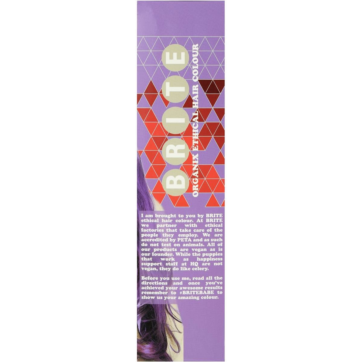 Brite Organix Semi Permanent Hair Colour Purple 75ml | Woolworths