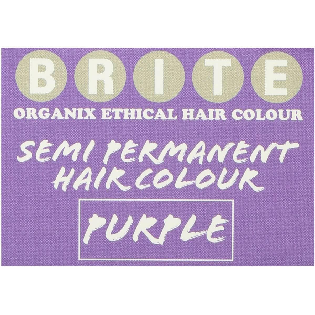 Brite Organix Semi Permanent Hair Colour Purple 75ml | Woolworths