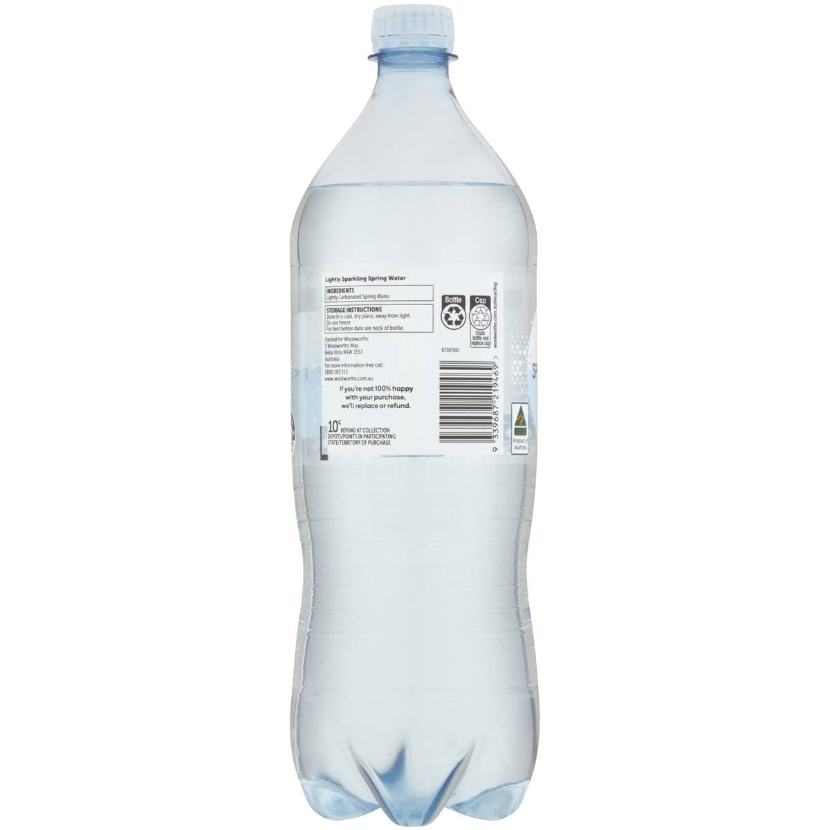 Woolworths Lightly Sparkling Spring Water 1.25l | Woolworths