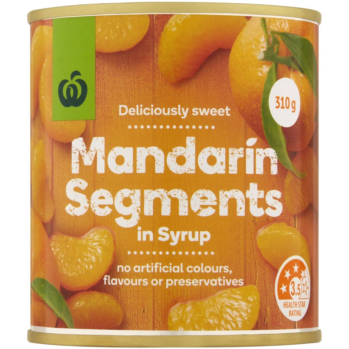 Woolworths Mandarin Canned 310g Can | Woolworths