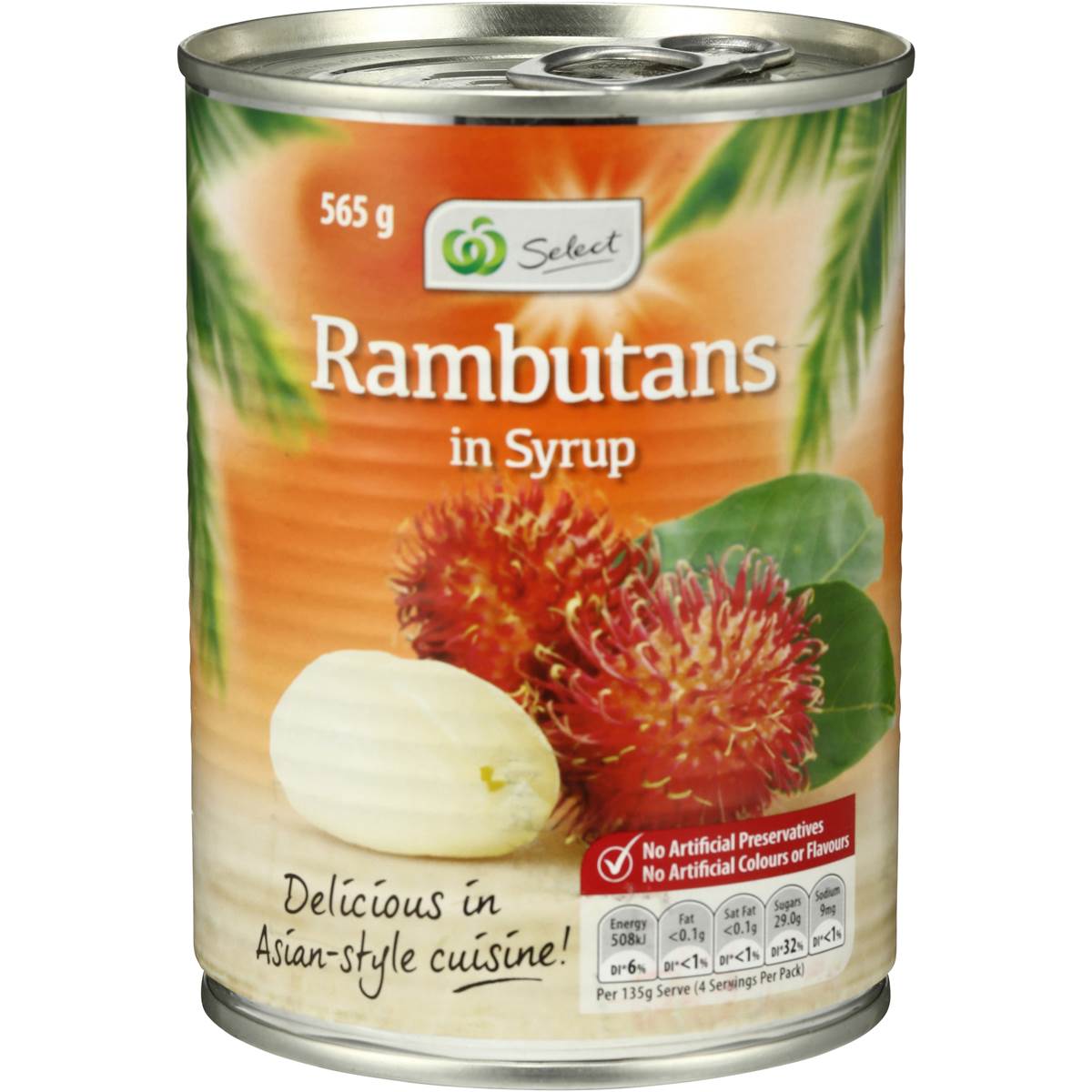 Select Rambutan Canned 565g Can | Woolworths